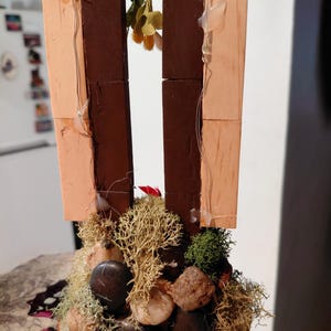 Jenga Block Cross, Floral Spring Decor, With Lighting - Etsy