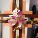 Jenga Block Cross, Floral Spring Decor, With Lighting - Etsy