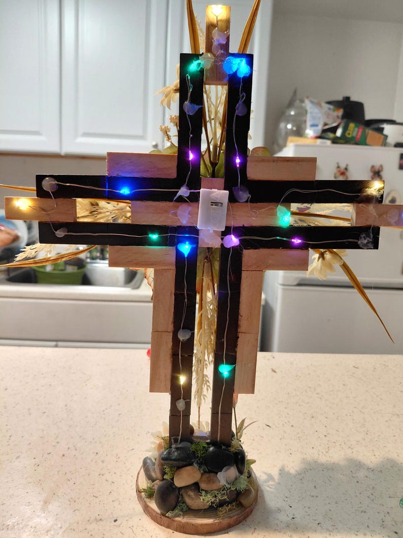 Cross Made From Jenga Blocks - Etsy