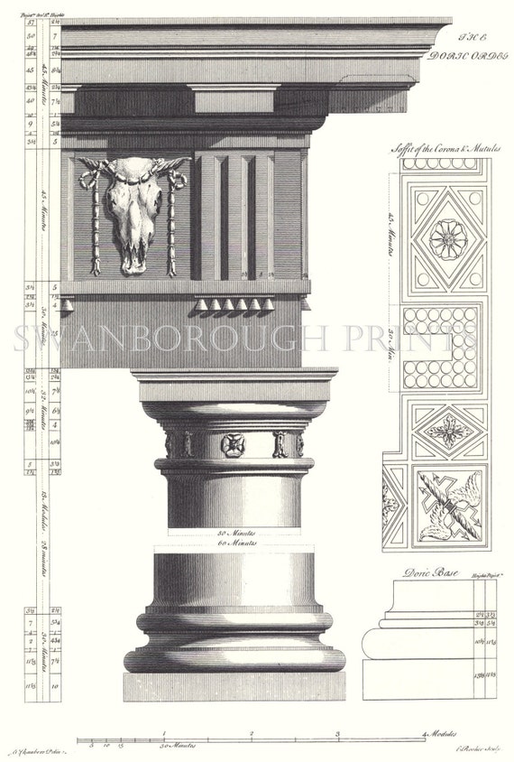 Doric Column Drawing