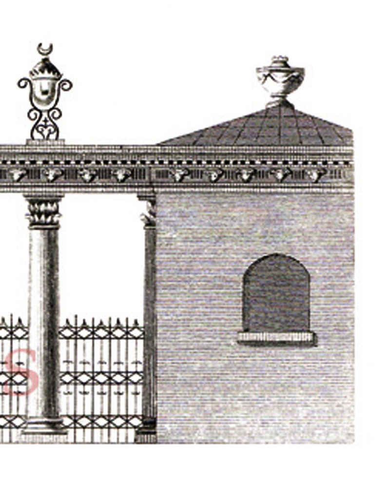 Stately Homes Entrance Gates Print. Wrought Iron Gates | Etsy UK