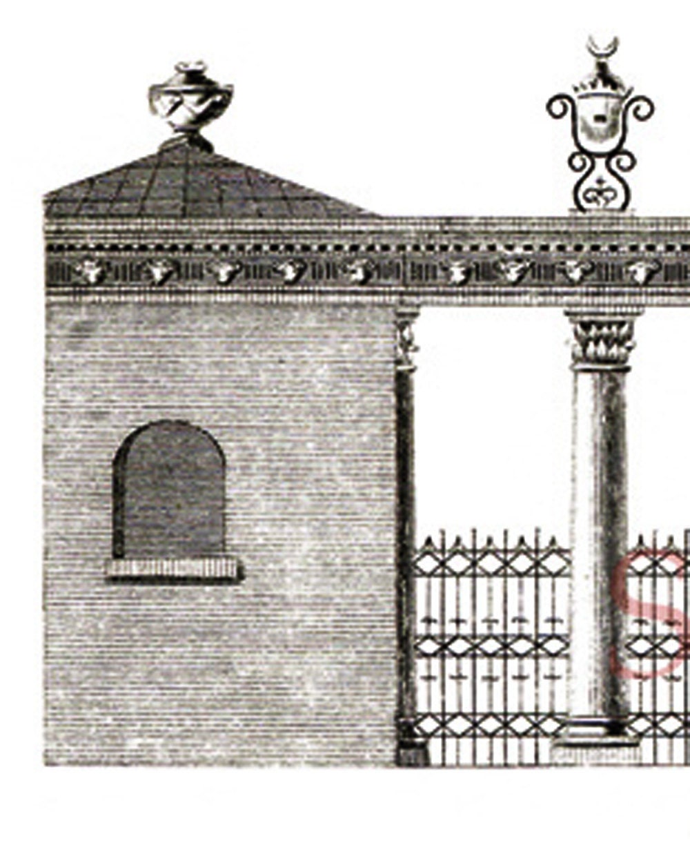 Stately Homes Entrance Gates Print. Wrought Iron Gates | Etsy UK