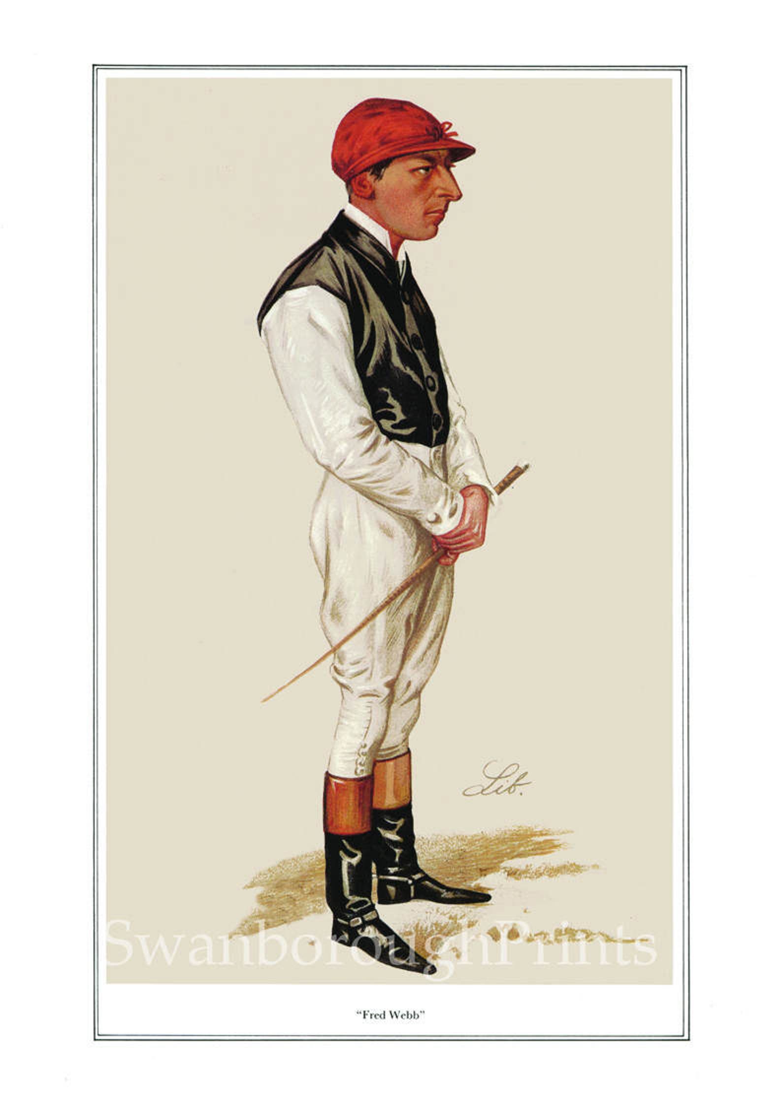 Jockey Prints 4 Prints of Jockeys. Horse Racing Home & Living | Etsy