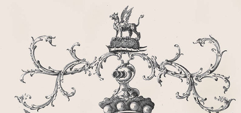 Heraldry Crest Craven Family. Craven Family Tree. Special - Etsy