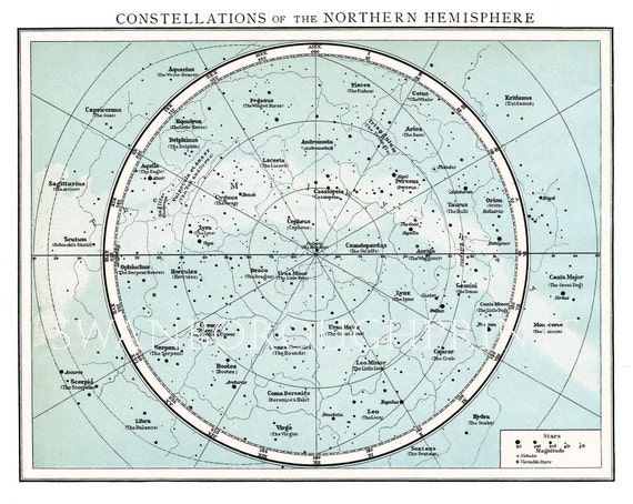 Constellation Map Northern Hemisphere