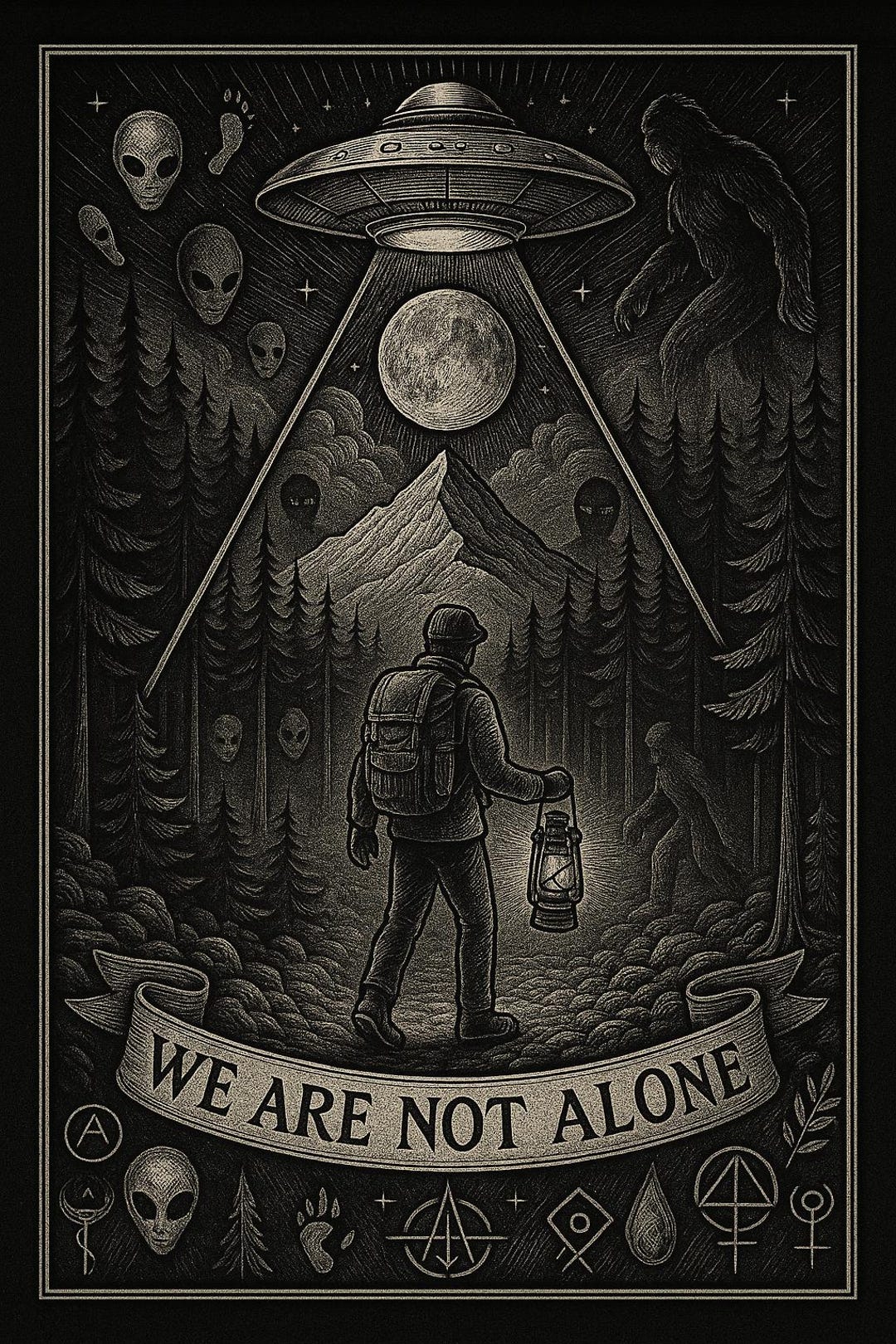 We Are Not Alone T-shirt - Etsy