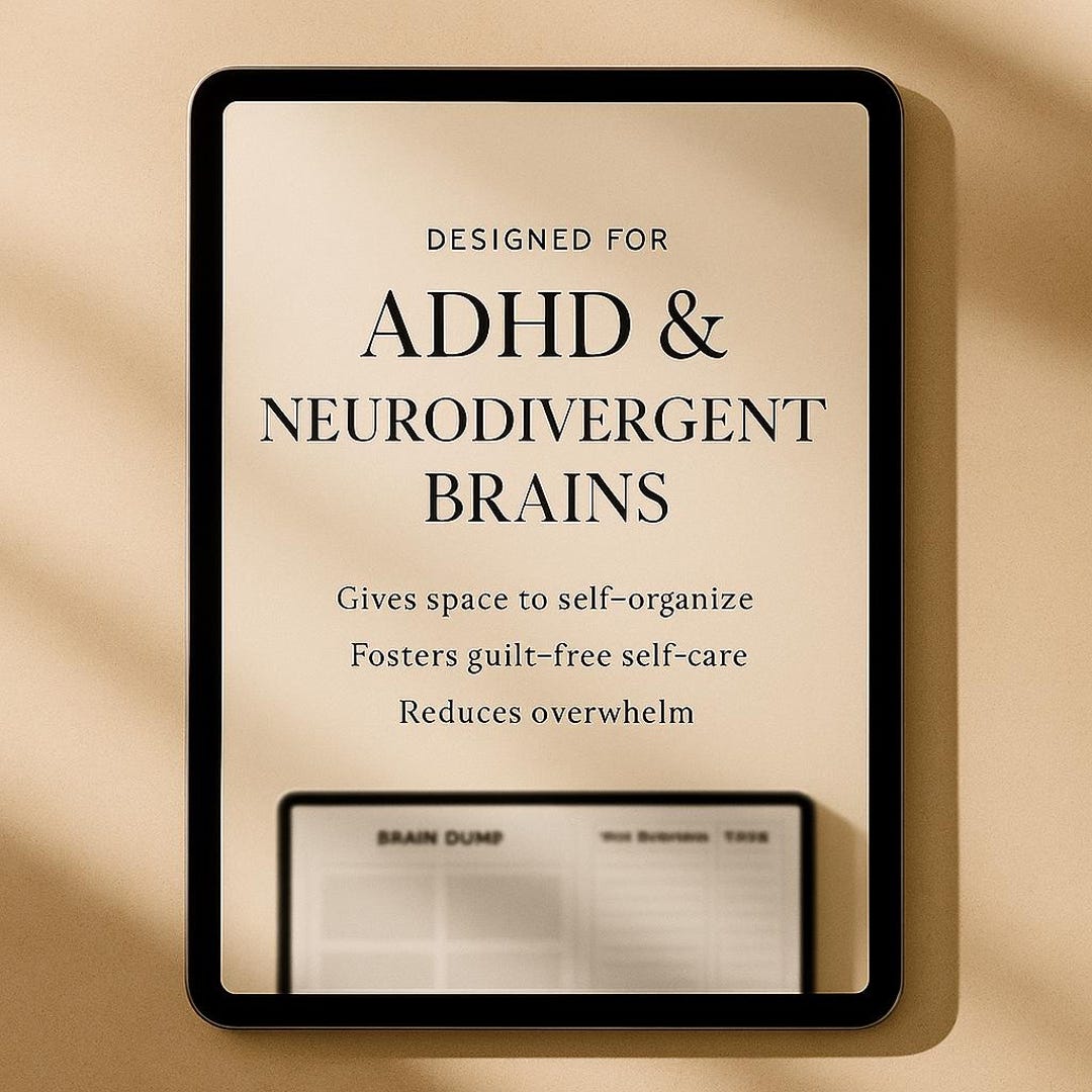 ADHD Daily Planner 2026–2027 | Neurodivergent Digital Planner ...