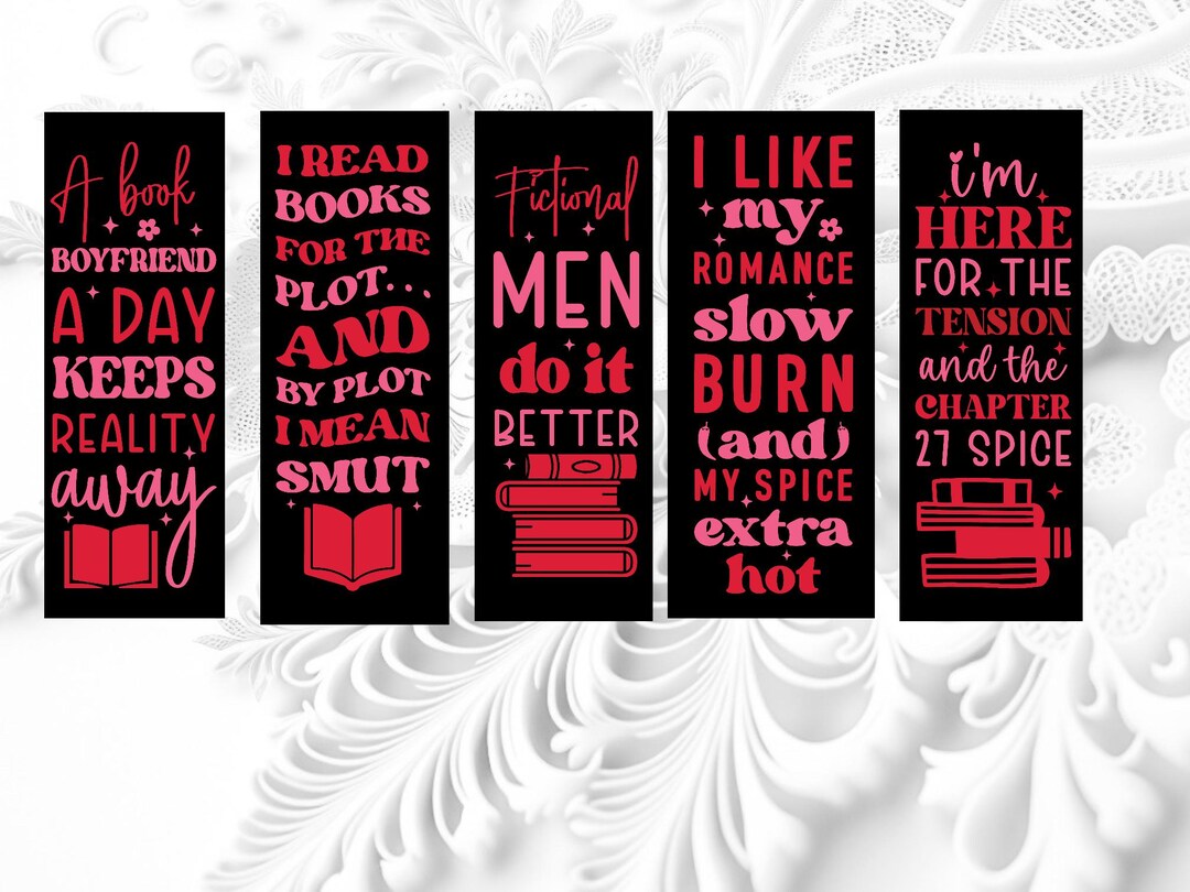 Metal Spicy Bookmarks - Etsy
