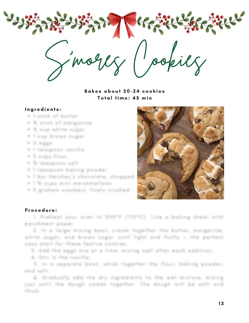 A Cozy Christmas Kitchen Recipe Book | 21 Tried-and-true Christmas ...