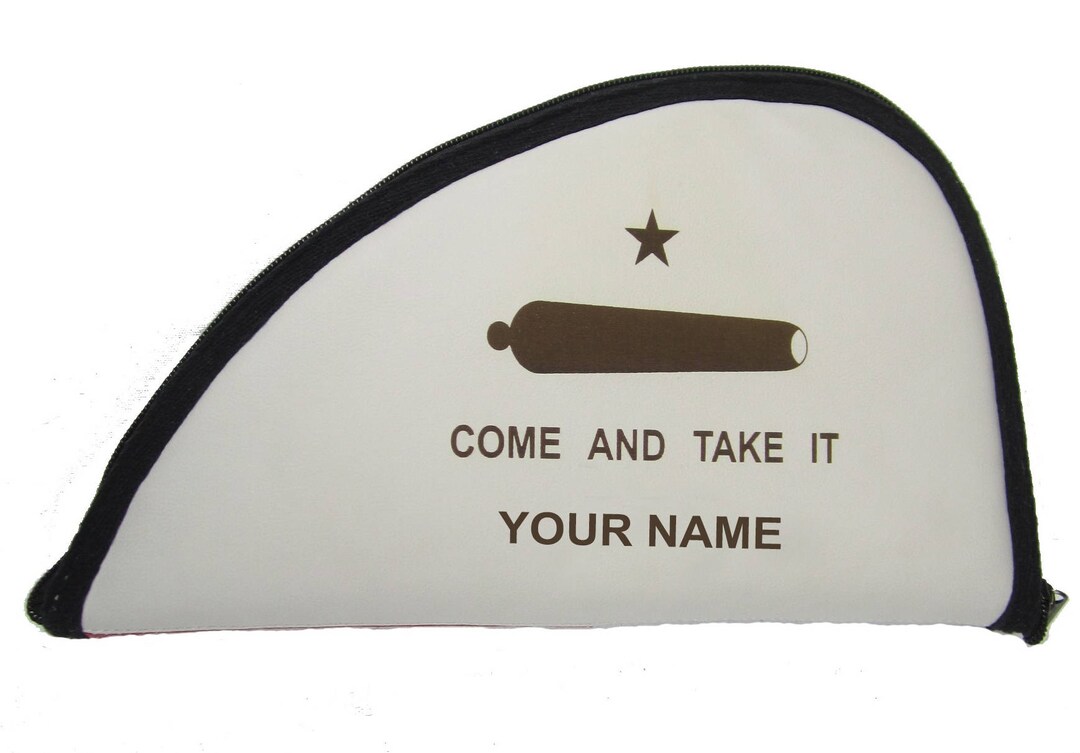 Leather Pistol Gun Case Handgun Holder Rug Custom Name Engraved - Etsy