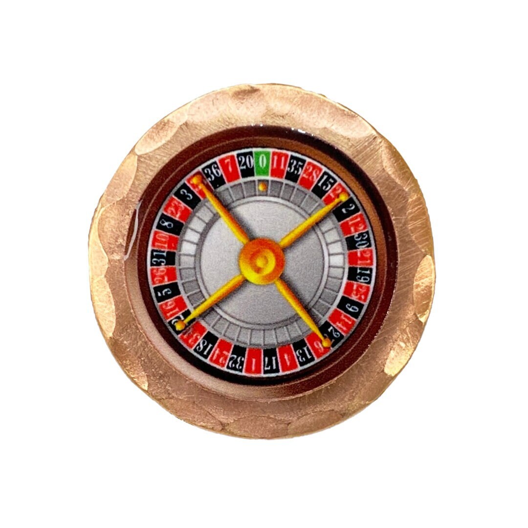Roulette Wheel Forged Copper Golf Ball Marker by Sunfish - Etsy