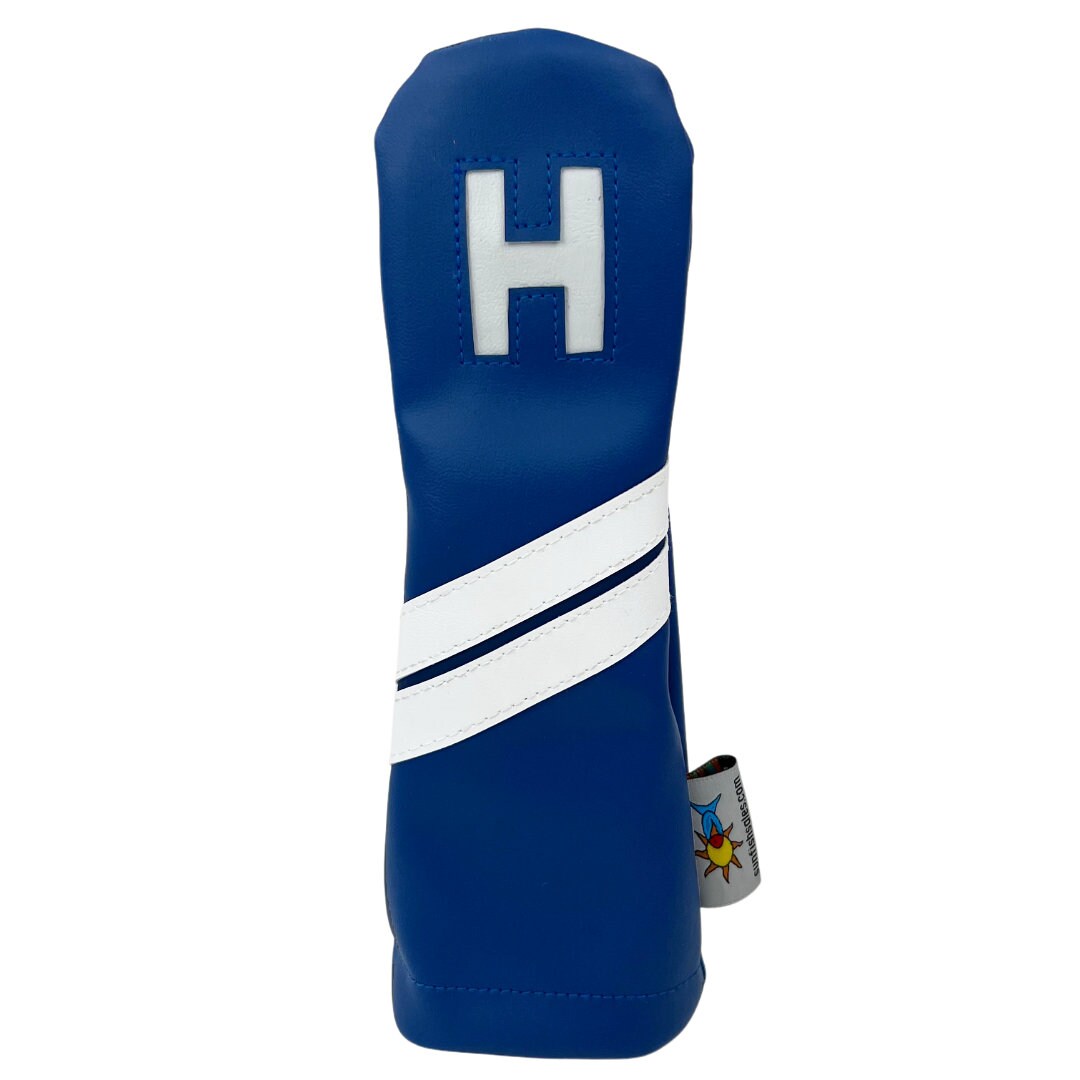 Blue White H Leather Golf Hybrid Headcover by Sunfish ! - Etsy