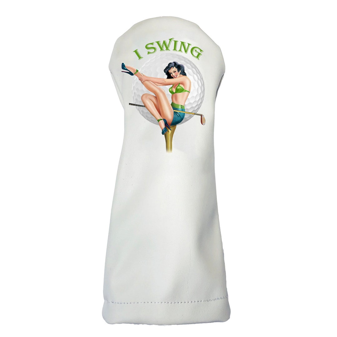 I Swing Pinup Girl Sunfish Leather Driver Golf Club Headcover - Etsy