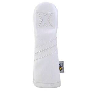 White Out Leather Golf Headcover Set Driver, Fairway, & Hybrid by ...