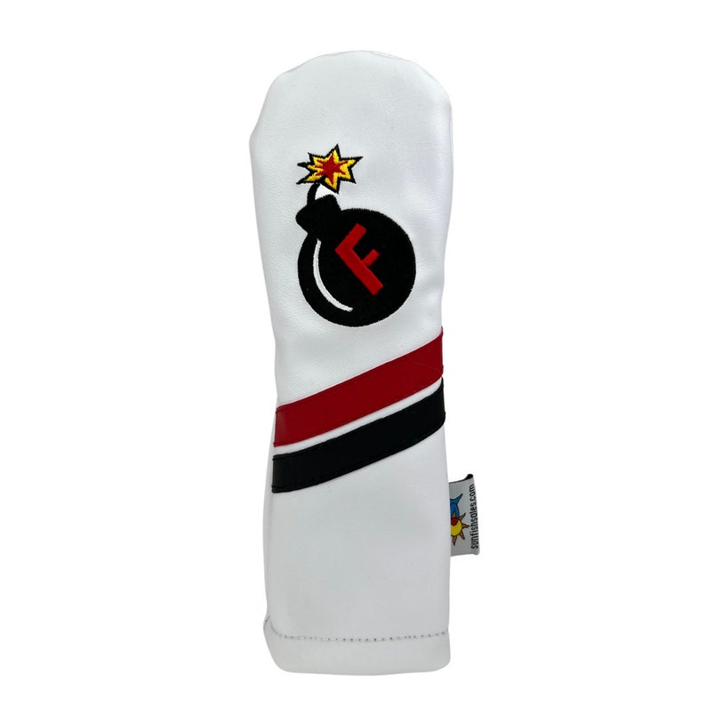 F BOMB Leather Golf Headcover Set by Sunfish Driver Fairway - Etsy