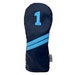 Navy and Light Blue Leather Golf Headcover Set by Sunfish Driver ...