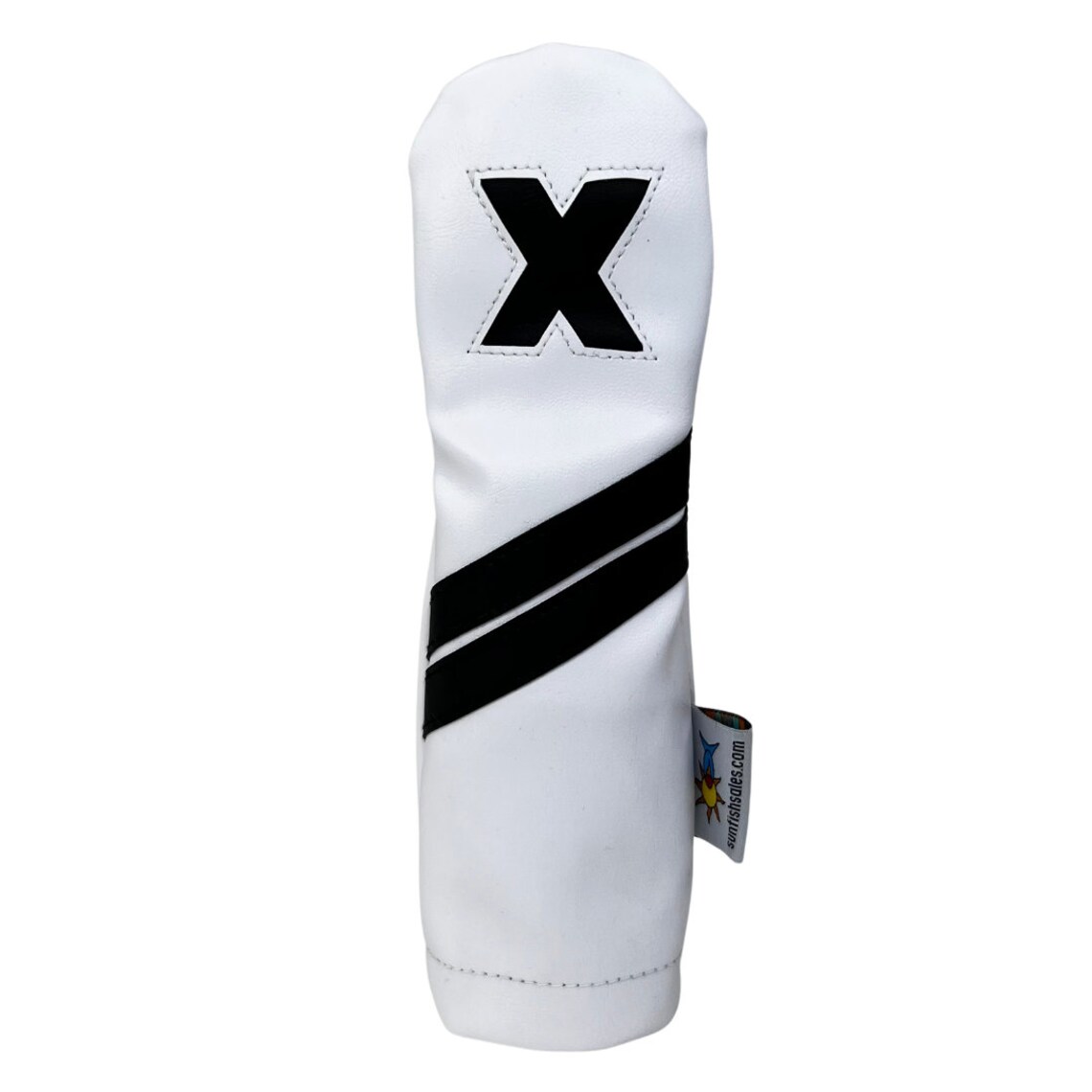 White Black X Leather Golf Hybrid Headcover by Sunfish ! - Etsy