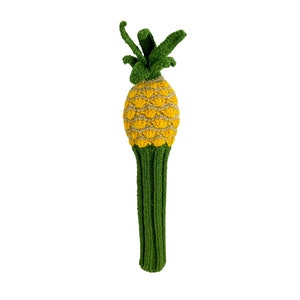Pineapple Knit Golf Headcovers (driver, Fairway, Hybrid or Set) - Etsy