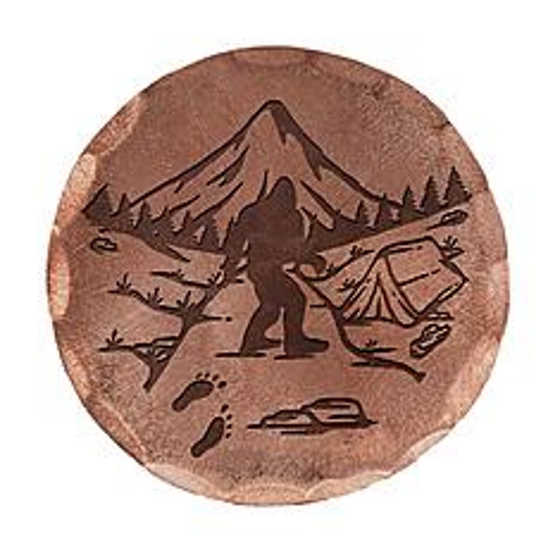 Bigfoot Embossed Copper Ball Marker by Sunfish - Etsy
