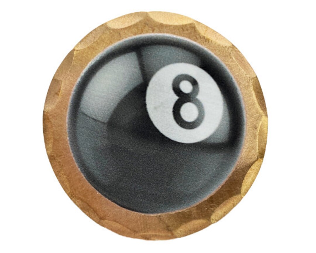 8 Ball Forged Copper Golf Ball Marker by Sunfish - Etsy