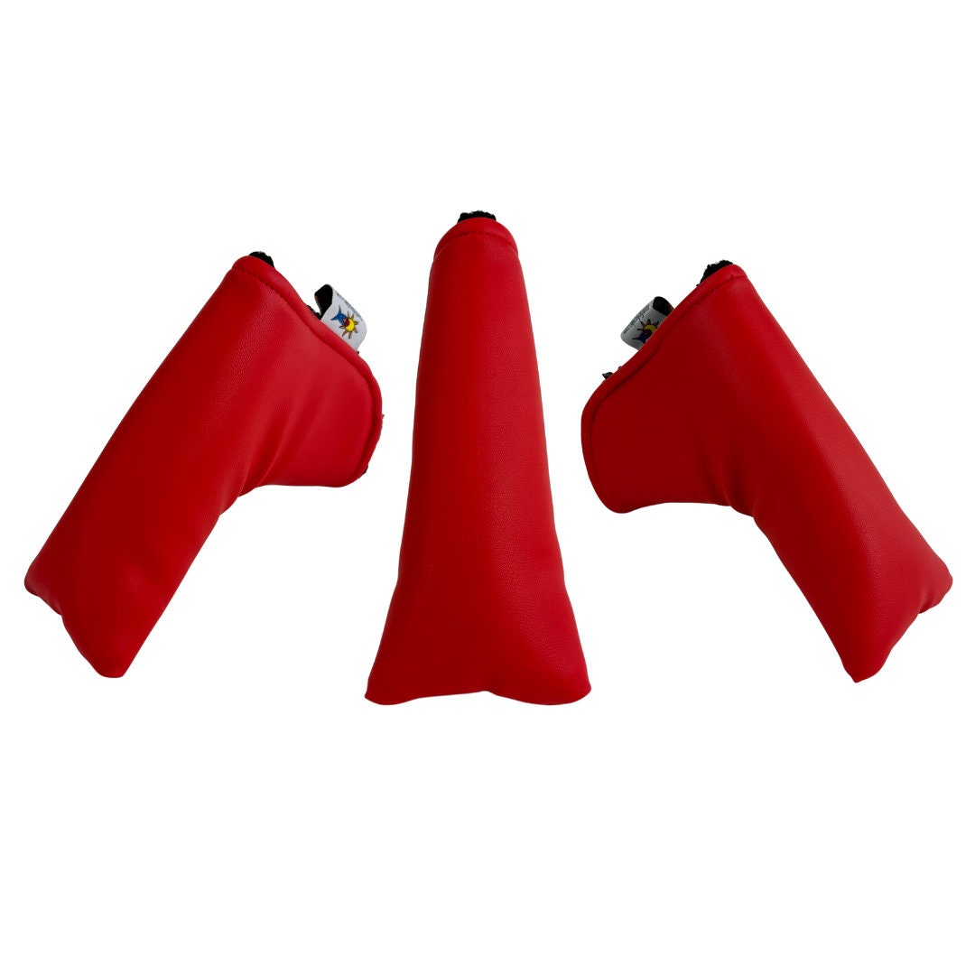 Red Leather Blade Putter Golf Headcover by Sunfish! - Etsy
