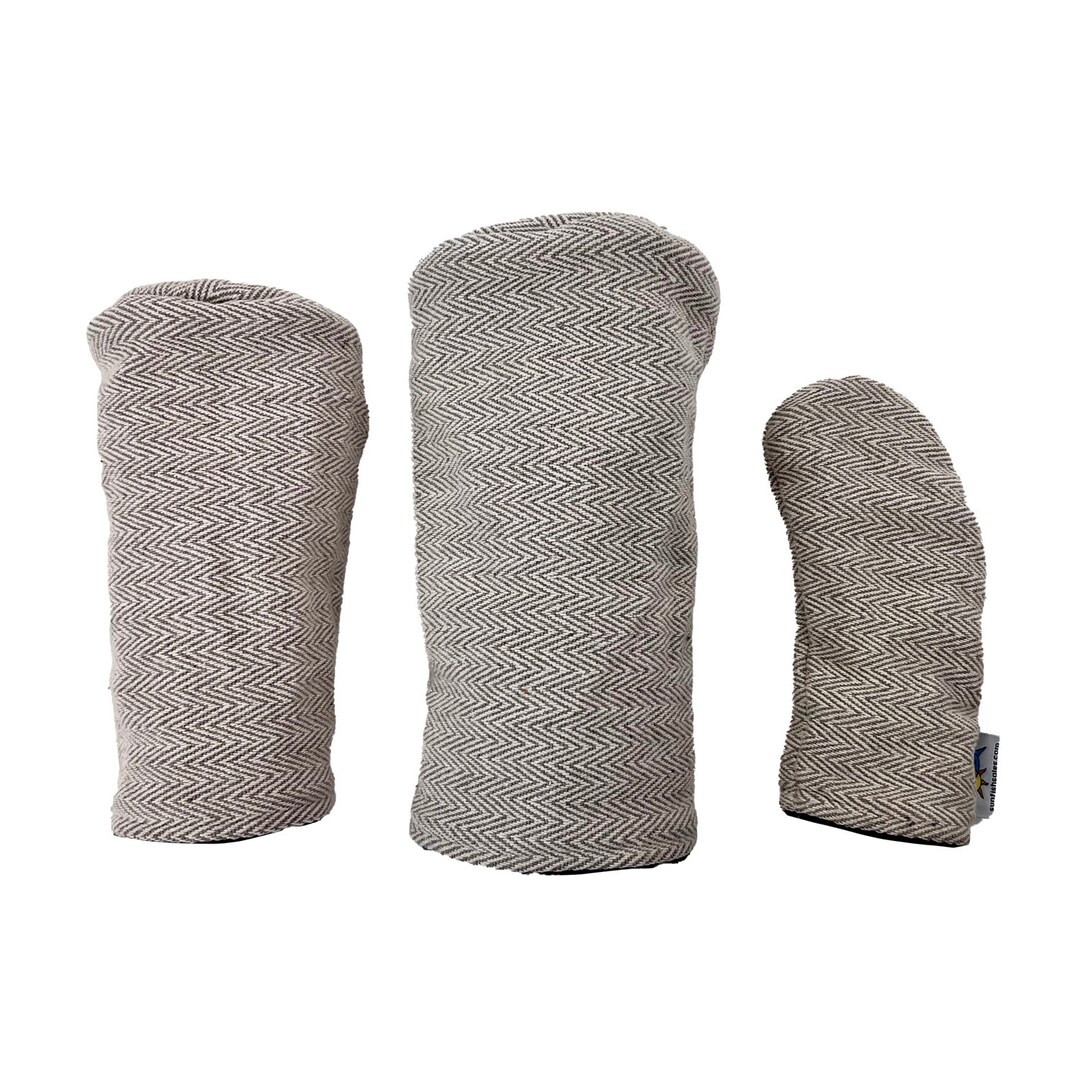 Camel Chevron Tweed Barrel Sunfish Golf Headcover Driver / Fairway ...