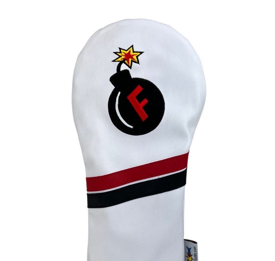 F BOMB Leather Driver Golf Headcover by Sunfish - Etsy