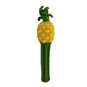 Pineapple Knit Golf Headcovers (driver, Fairway, Hybrid or Set) - Etsy