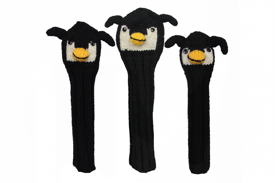 Sunfish Penguin Animal Knit Wool Golf Headcover Set Driver | Etsy