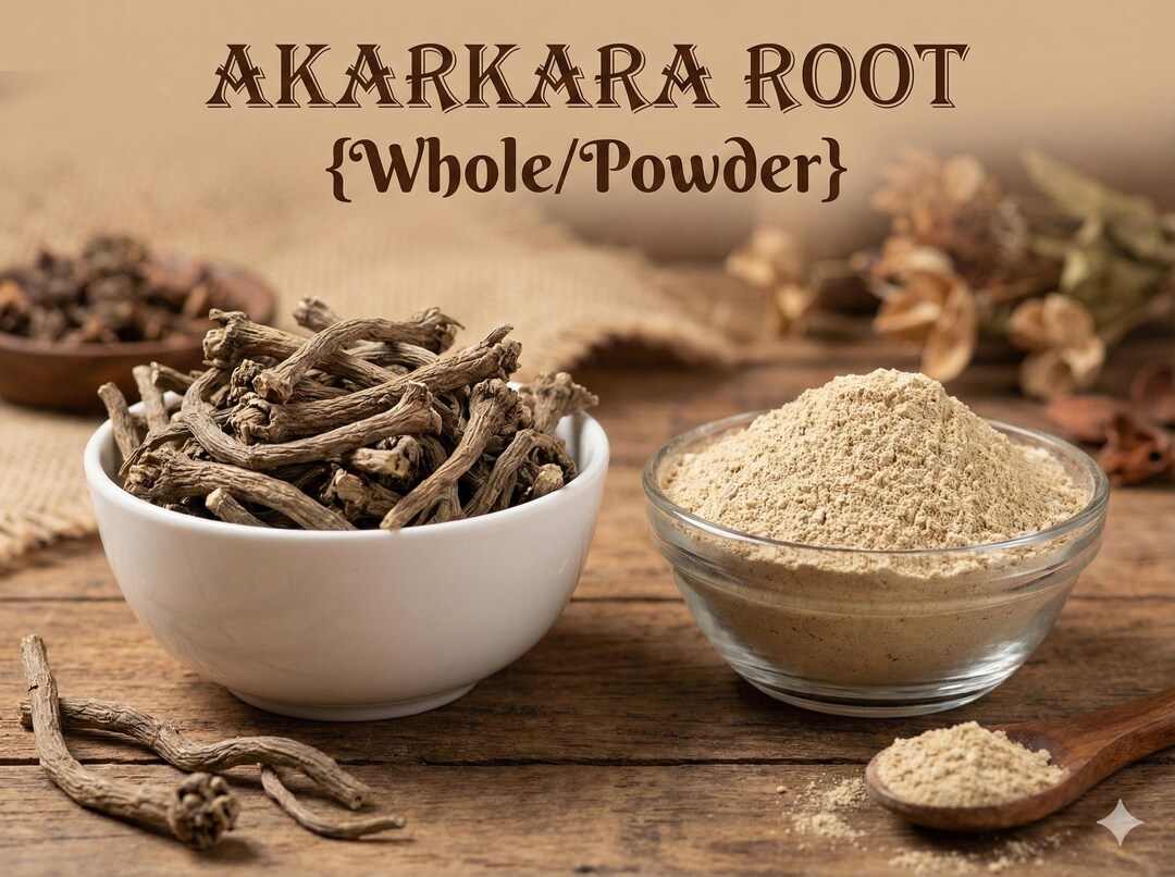 Akarkara Roots • Whole / Powder • Anacyclus Pyrethrum - Etsy