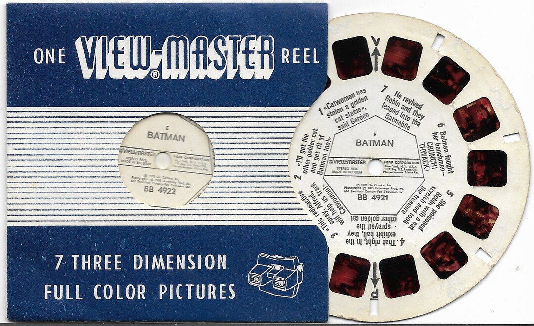 Batman 2 Viewmaster Reels - Etsy