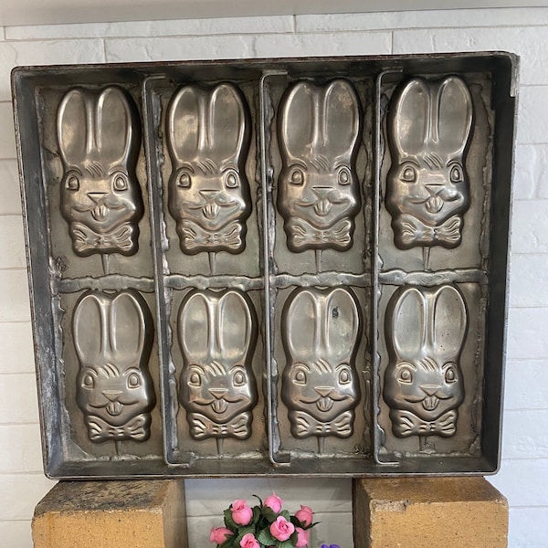 Rabbit Chocolate Mold - Etsy