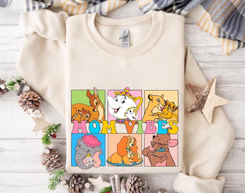 Disney Mom PNG for Sublimation, Retro Mom Vibes Design Duchess Perdita ...