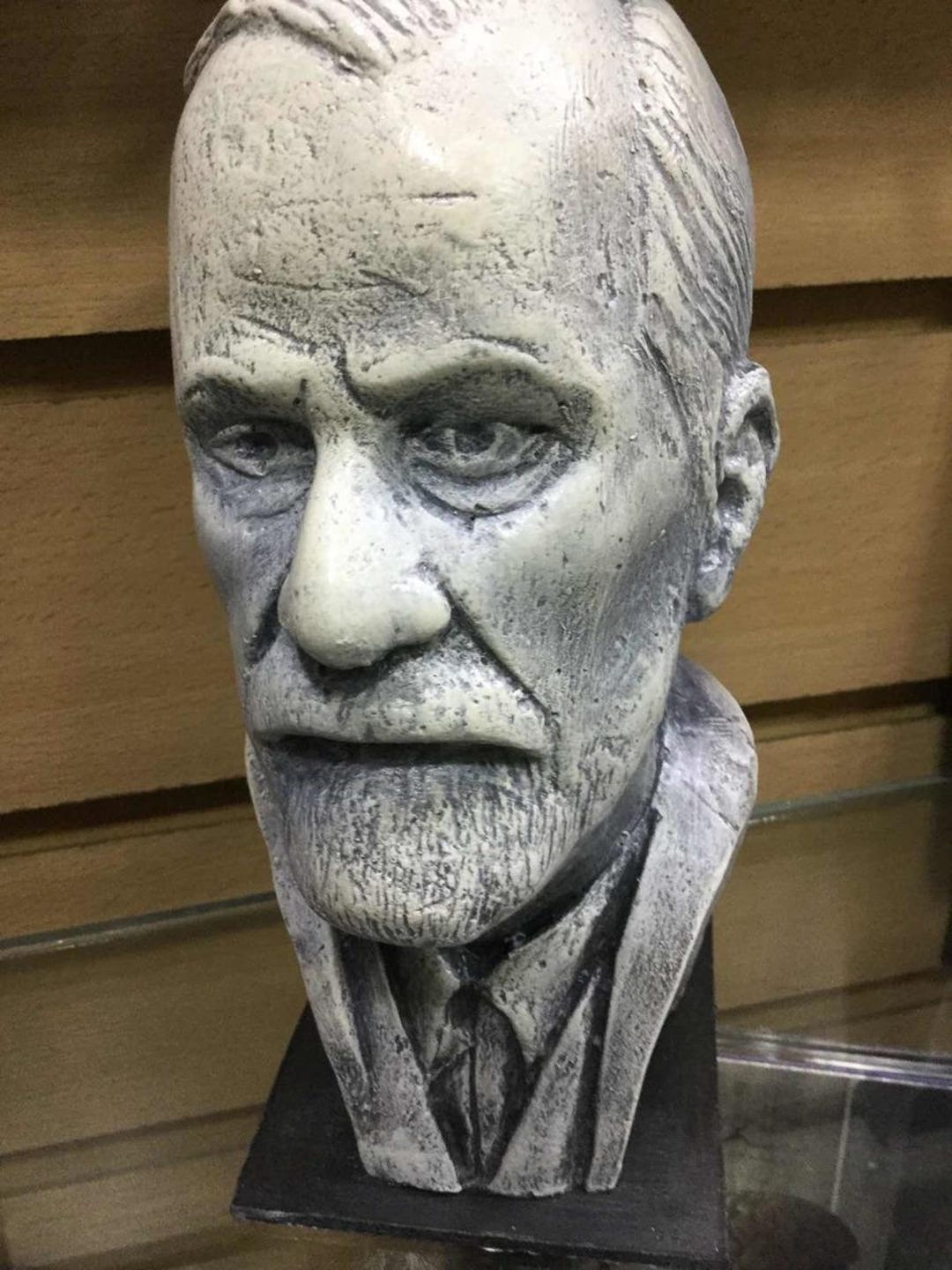 Handmade SIGMUND FREUD BUST Sculpture Psychology Statue Psychologist ...