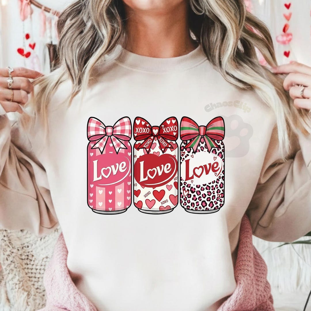 Valentine Soda PNG, Cute Valentine Day Png, Graphic for Sublimation ...