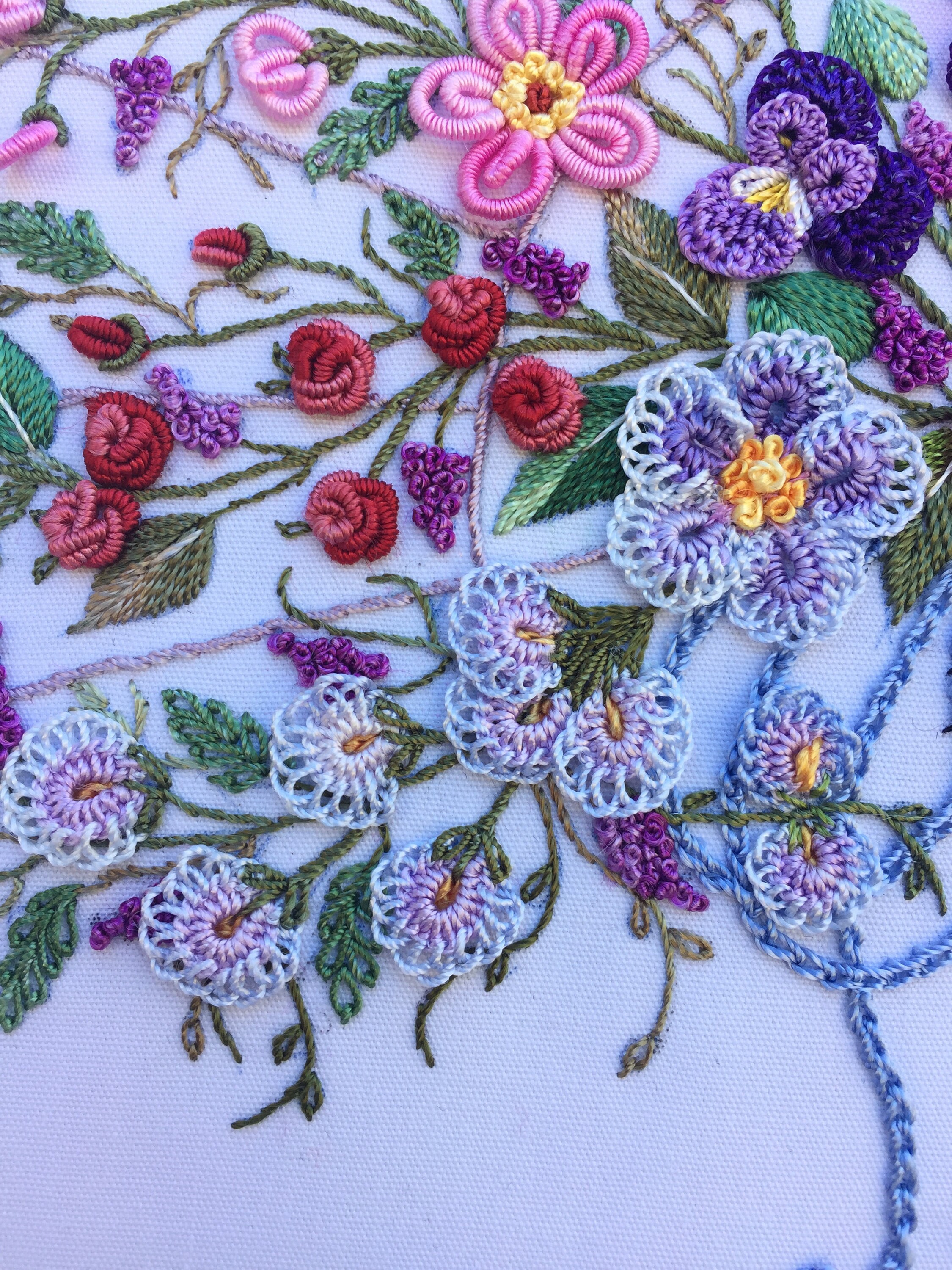 Lili - the Fan, an Advanced Brazilian Embroidery Pattern - Etsy