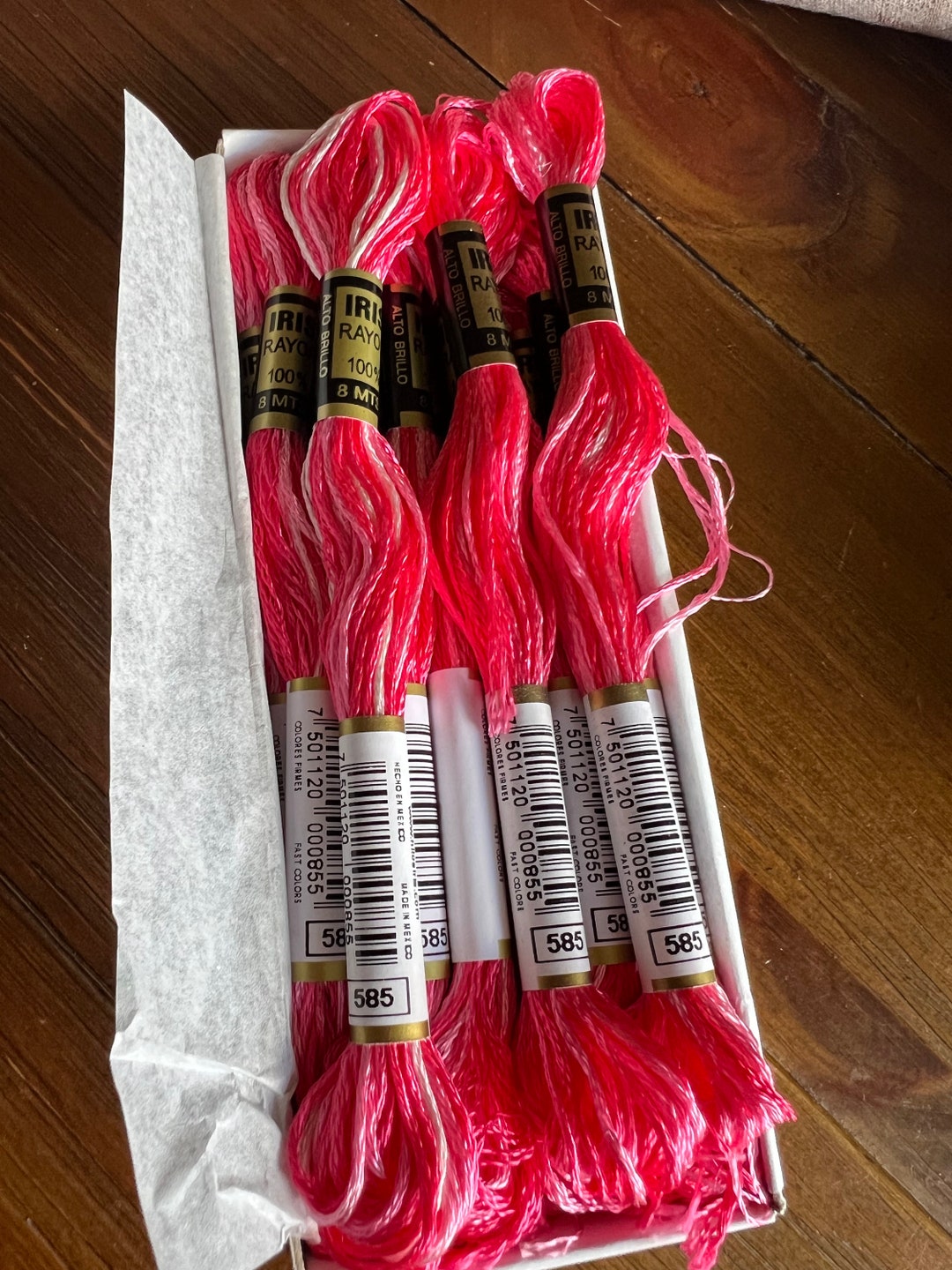 Variegated Iris Rayon Thread #585 (rose Pink) Sold Individually. - Etsy