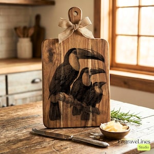 Vintage Toucan Family Engraving | Laser Cut File (SVG PNG JPG) - Etsy