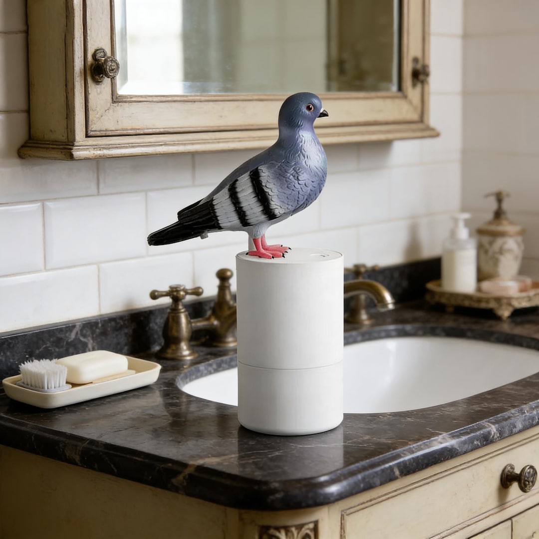 Pigeon Poop Soap Dispenser, Liquid Pooping Soap Your Bathroom With ...