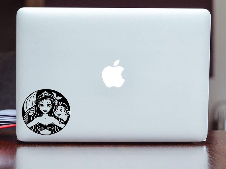 Little Mermaid and Flounder Car Decal - Etsy