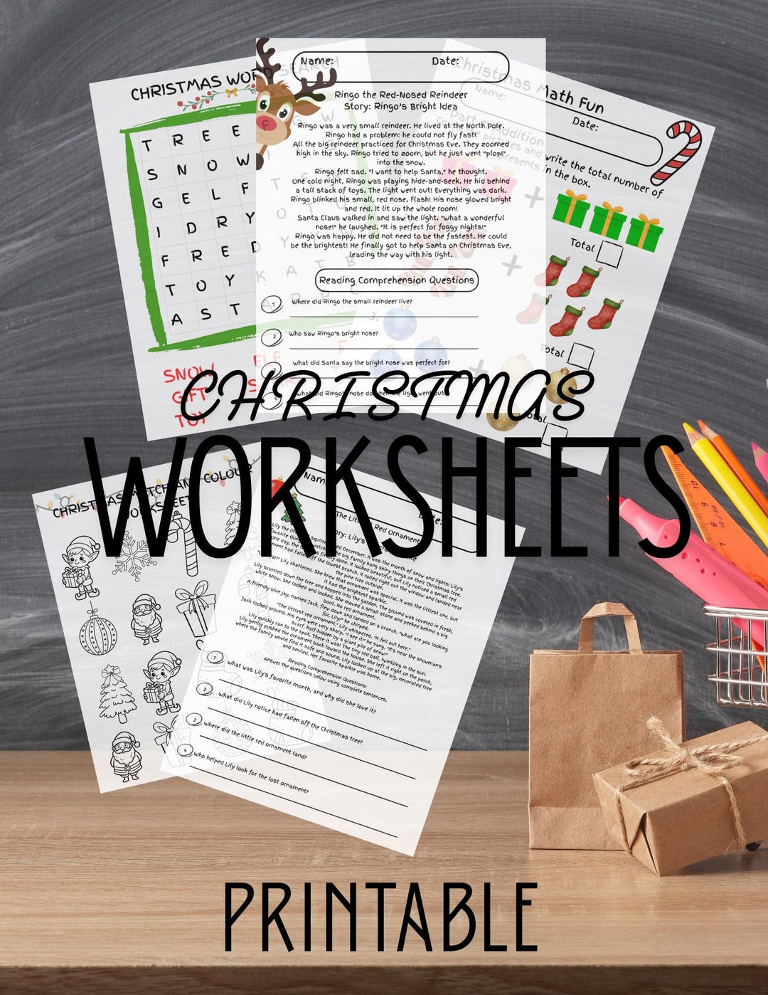 The Ultimate Printable Christmas Activity Bundle for Kids & Teachers ...