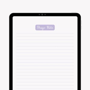 Christian Digital Notebook: Bible Study, Sermon & Prayer Notes (PDF ...
