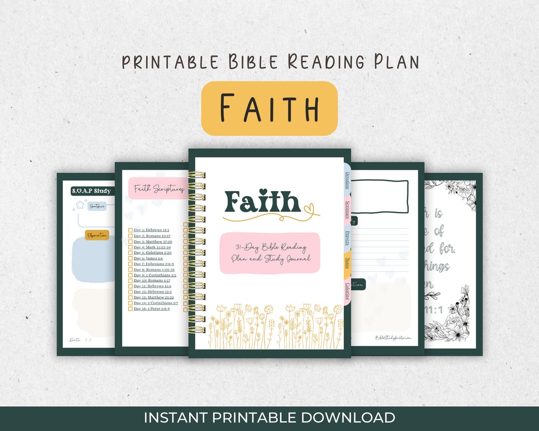Faith 31-day Bible Study Reading Plan | Small Group Study | Personal ...