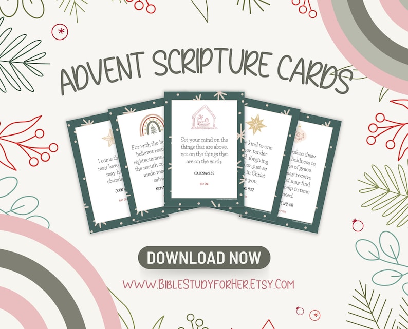 25 Christmas Printable Advent Cards | Every Good and Perfect Gift ...