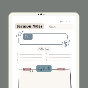 Bible Study Doodle Notes: Prayer & Scripture Journal (PDF Printable) - Etsy
