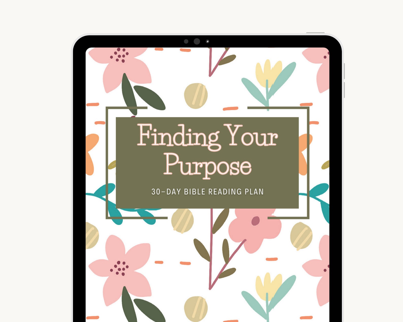 Finding Your Purpose Bible Reading Plan: Floral Scripture Study (PDF ...
