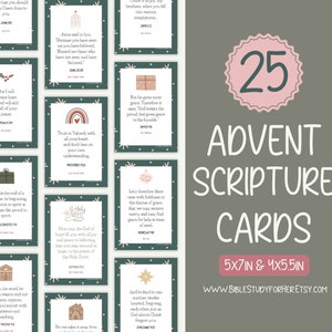 25 Christmas Printable Advent Cards | Every Good and Perfect Gift ...