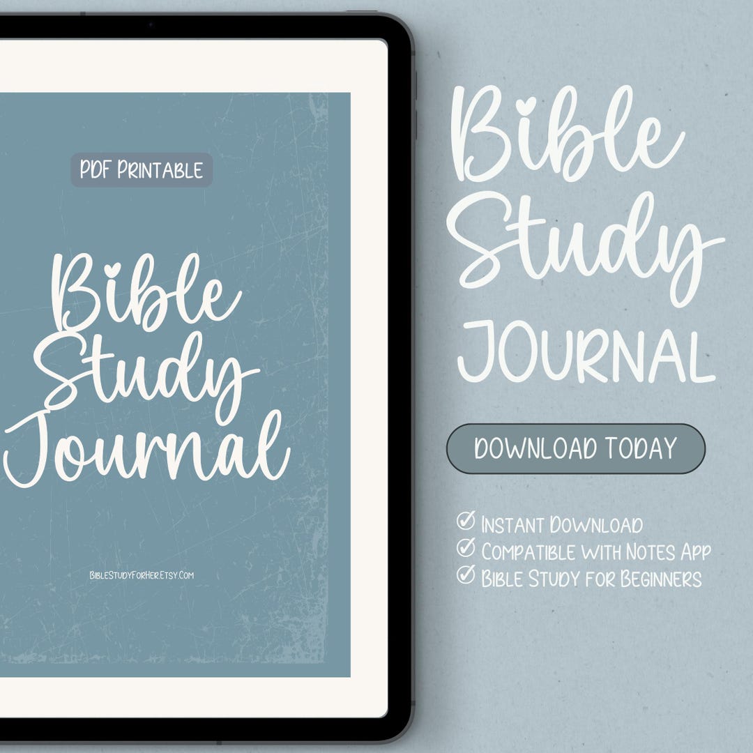 Doodle Bible Study Journal Template (PDF Printable) - Etsy