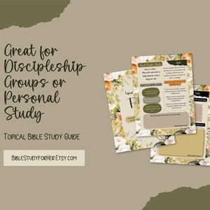 Faith Topical Bible Study Worksheet: Beginner Scripture Guide (PDF ...