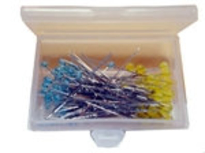 100 Patch Work STRAIGHT PINS very fine0.4mmGlass | Etsy